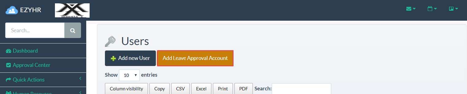 วิธีสร้าง User Approval – EZY-HR โซลูชั่นบริหารงานบุคคลออนไลน์