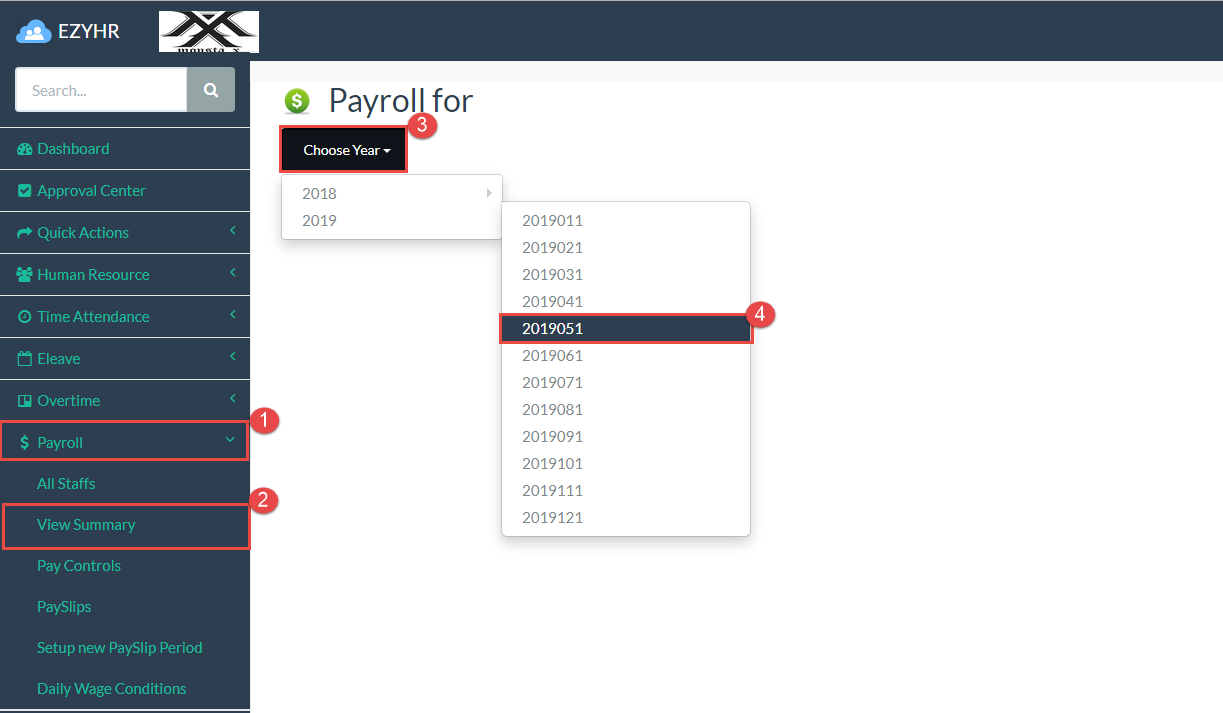 วิธีการ Print Payslip และ Payslip ย้อนหลัง – EZY-HR โซลูชั่นบริหารงานบุคคลออนไลน์