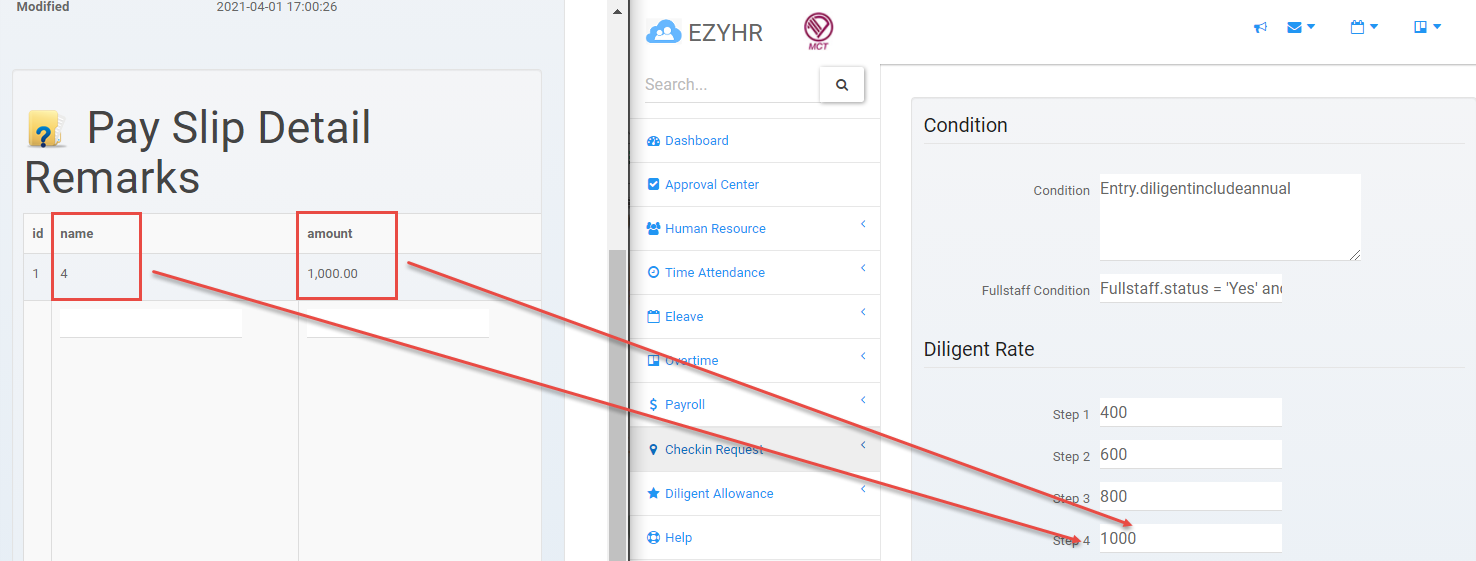 วิธีการแก้ไขยอดเบี้ยขยันขั้นบันได – EZY-HR โซลูชั่นบริหารงานบุคคลออนไลน์